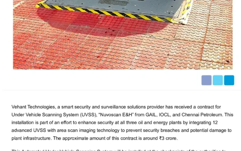 Vehant Technologies : Security and Traffic Enforcement Solutions