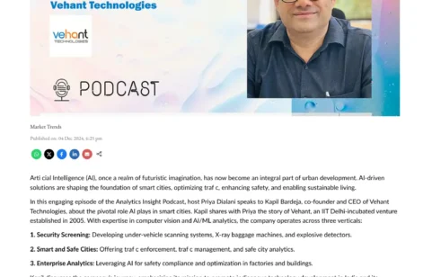 Vehant Technologies : Security and Traffic Enforcement Solutions